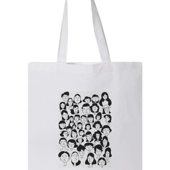 Bags | Human Art Design Tote Bag | Poshmark